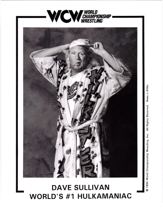 Dave Sullivan "World's #1 Hulkamaniac" Promo Photo | Someone Bought This?!