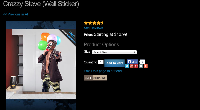 Crazzy Steve Wall Sticker | Someone Bought This?!