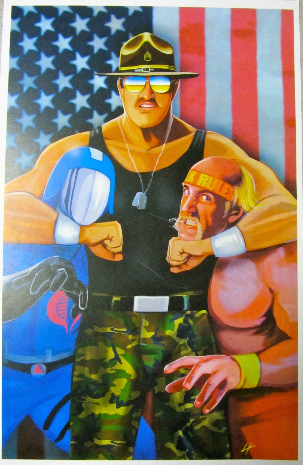 Sgt. Slaughter Poster Featuring Hulk Hogan And Cobra Commander ...