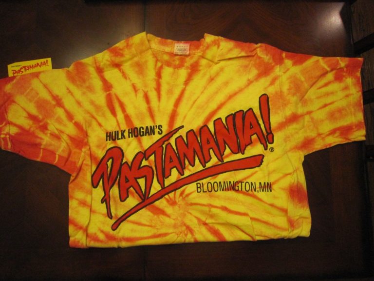 Hulk Hogan Pastamania Tie-Dye T-Shirt | Someone Bought This?!