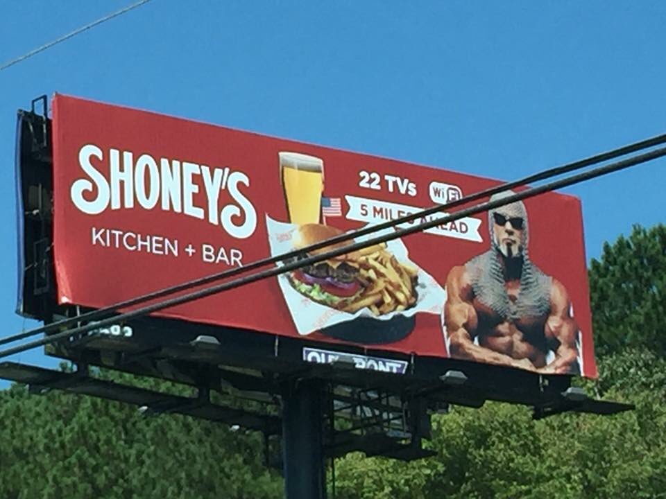 Scott Steiner Restaurant Billboard | Someone Bought This?!