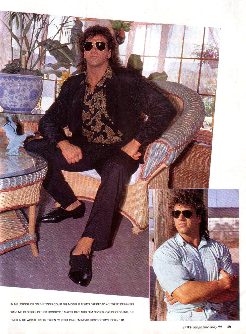 Rick Martel's 1990 Fashion Show | WrestleCrap