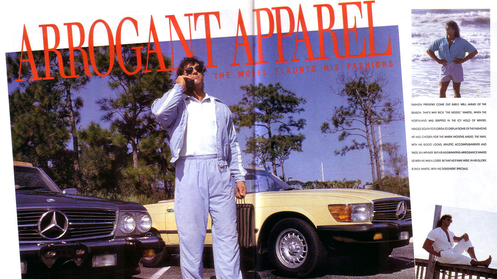 Rick Martel's 1990 Fashion Show | WrestleCrap