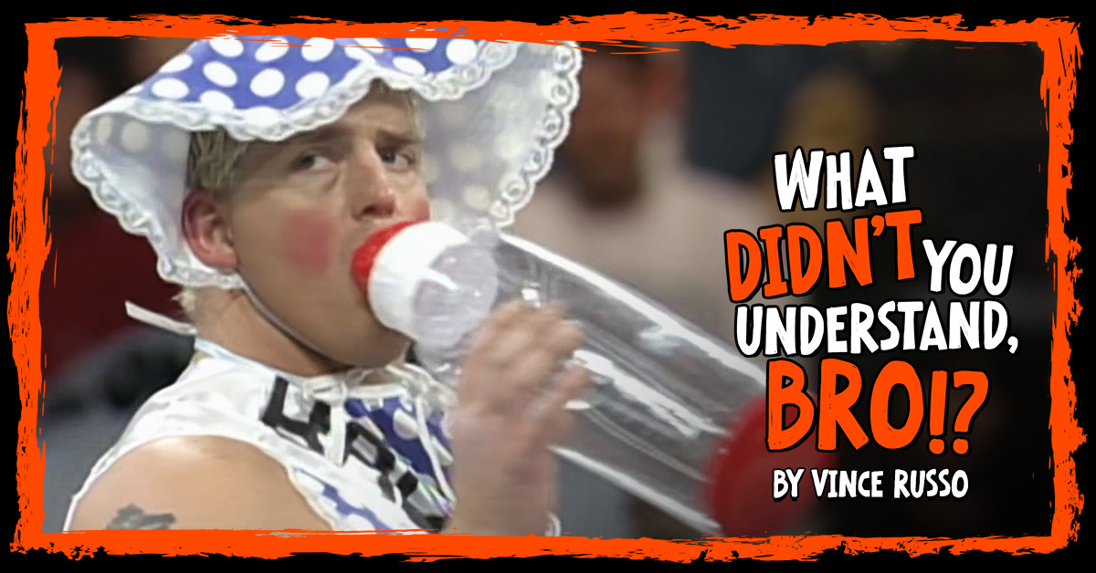 Vince Russo: What Didn't You Understand About Goldust As Baby New Year?