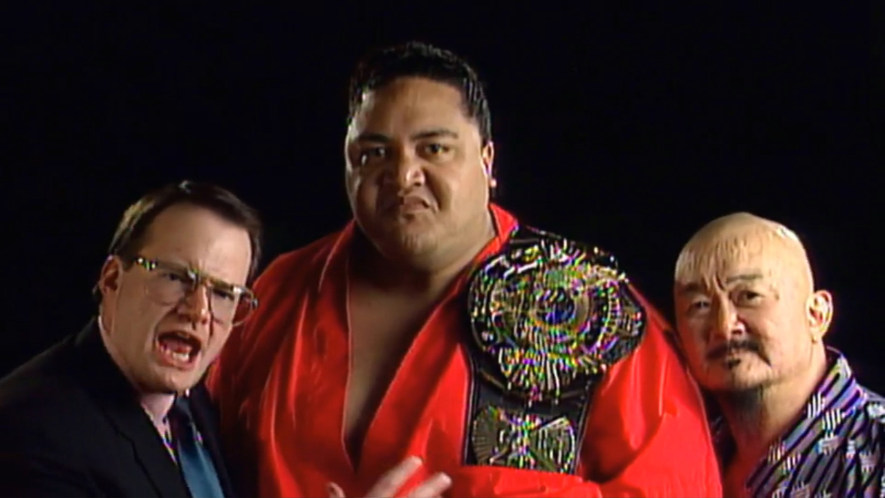 Yokozuna and Mr. Fuji on Conan O'Brien | WrestleCrap