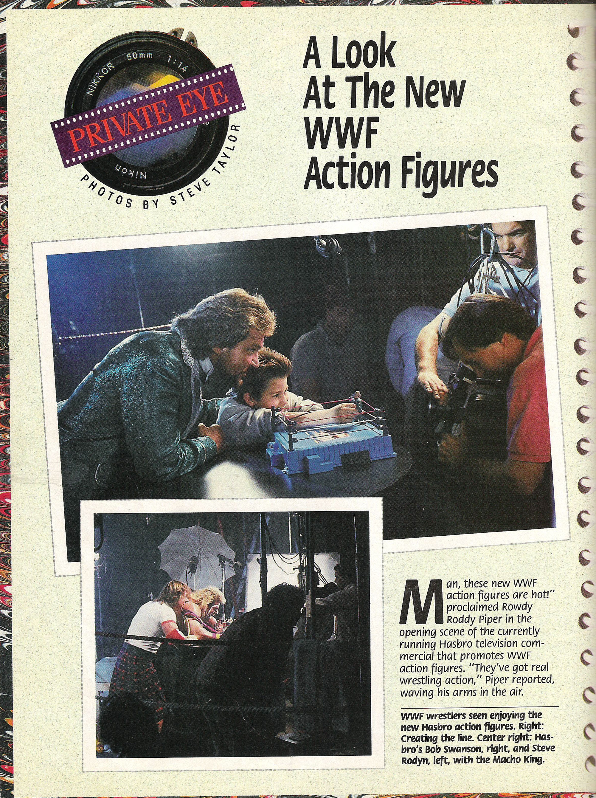 WWF Action Figures Detailed in the February 1991 WWF Magazine ...