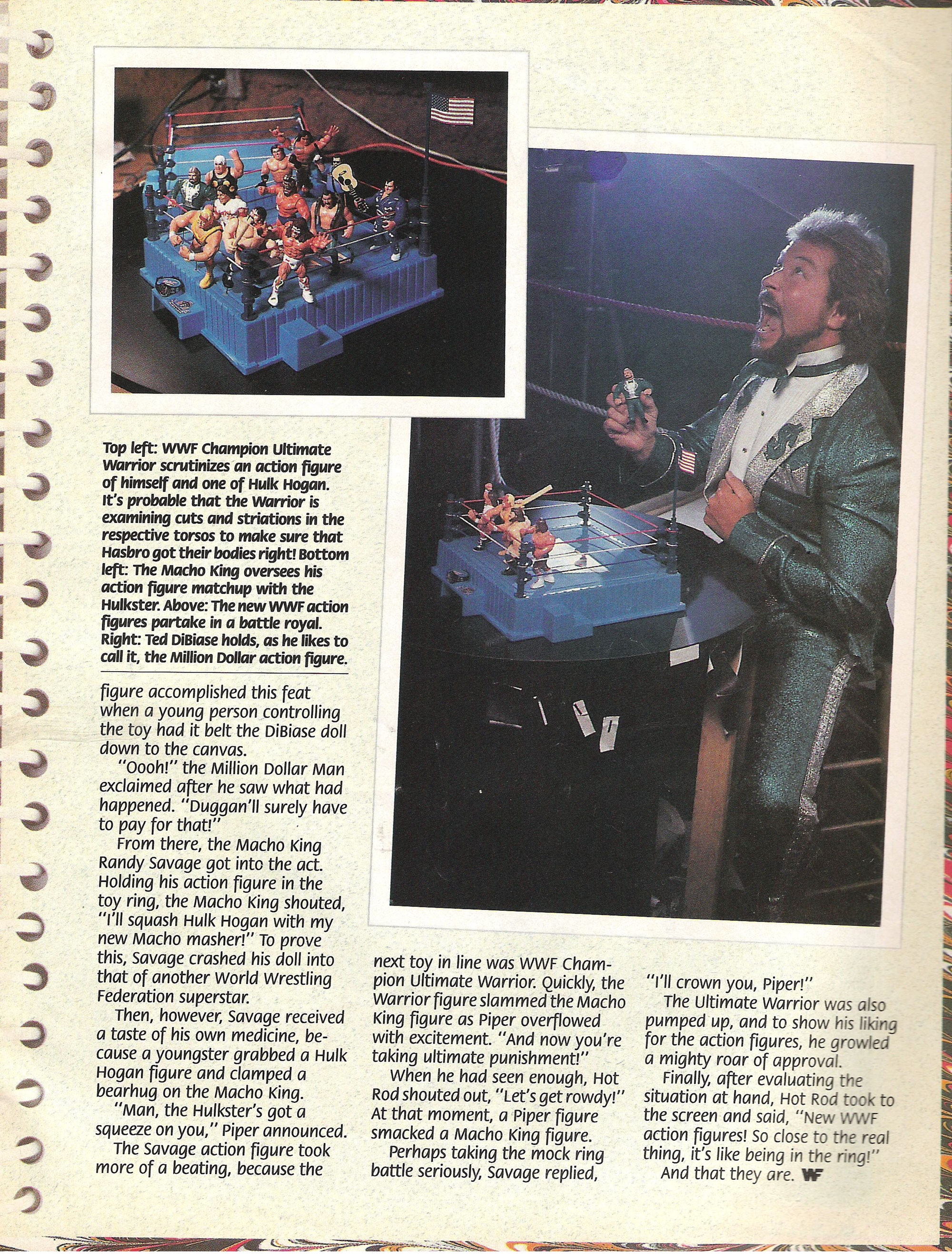 WWF Action Figures Detailed in the February 1991 WWF Magazine ...