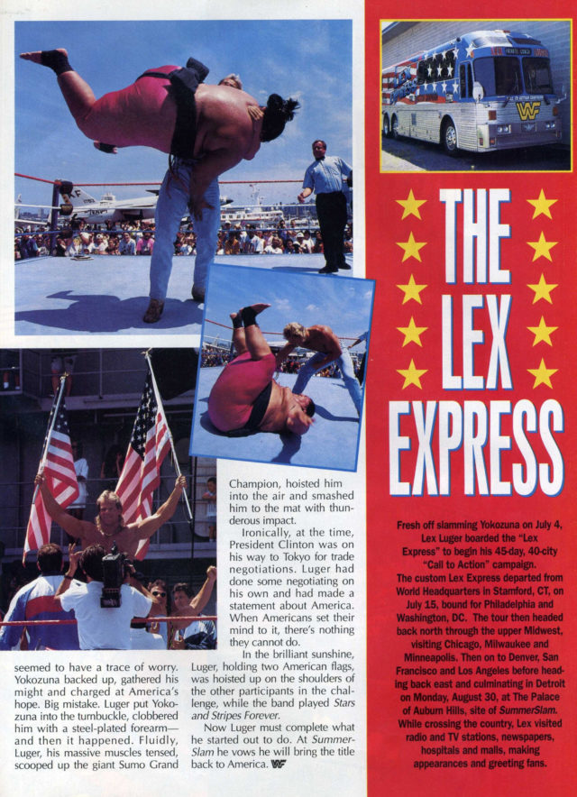 Lex Express Coverage in WWF Magazine! | WrestleCrap