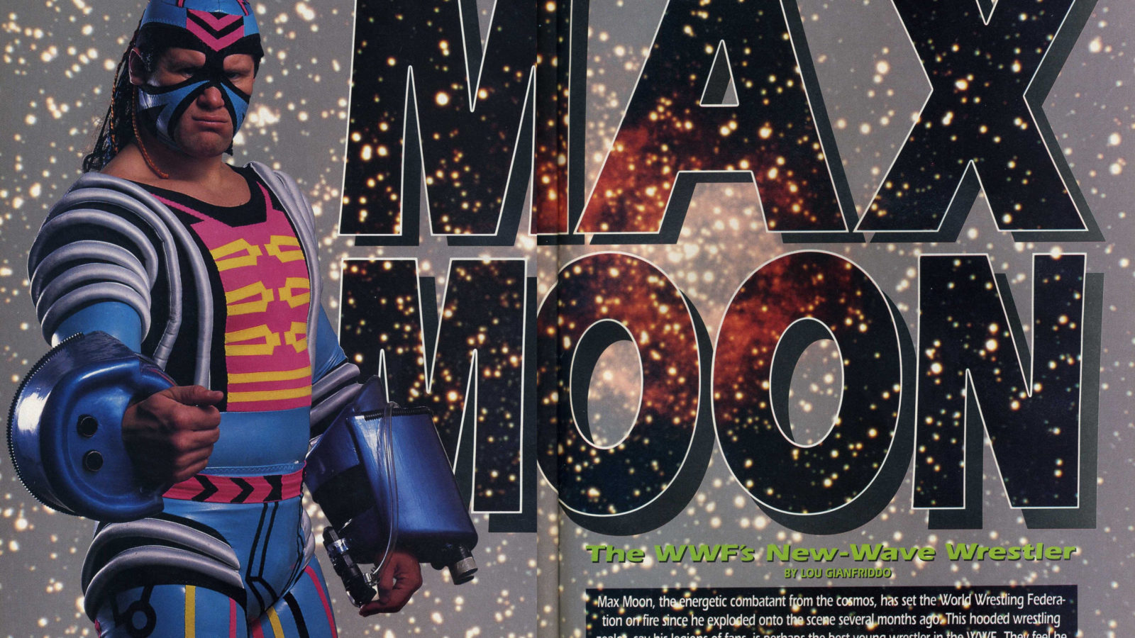 Max Moon Detailed in a Completely Unreadable 1993 WWF Magazine Article ...
