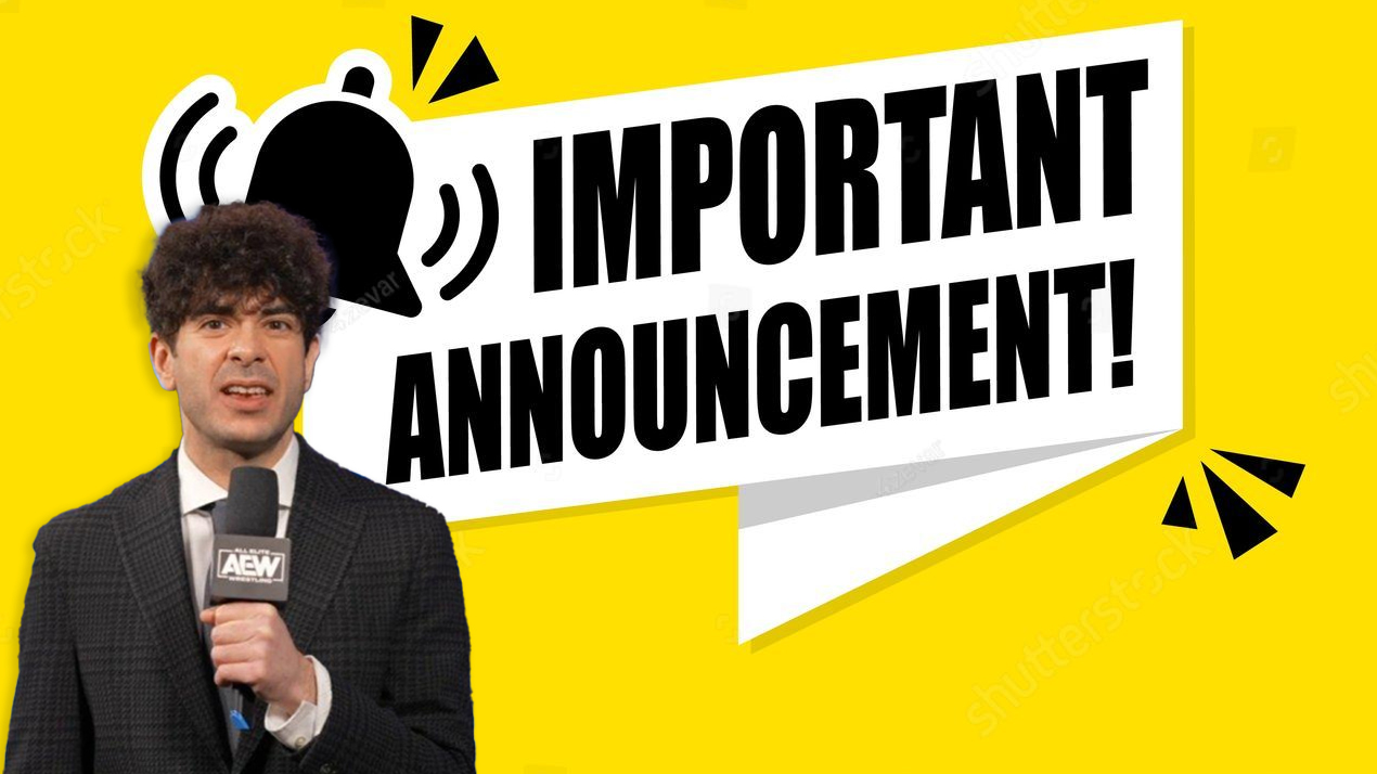 Tony Khan Announces Announcement About Announcing Announcements ... Tony Khan Announces Announcement About Announcing Announcements ...