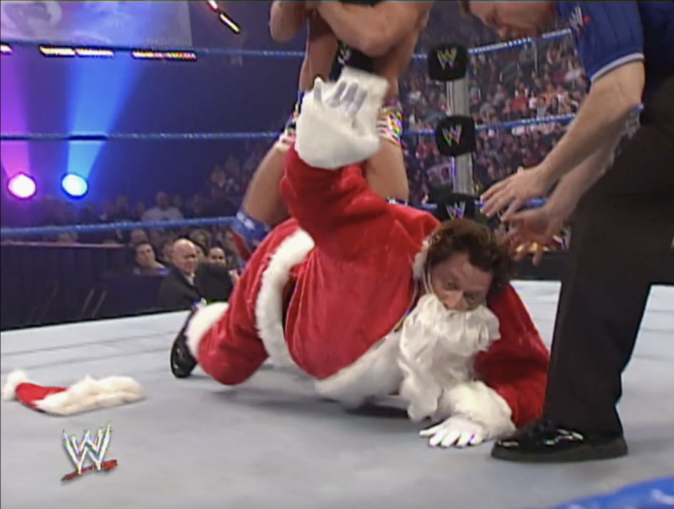 Kurt Angle vs. Santa Claus | The Worst of WWE