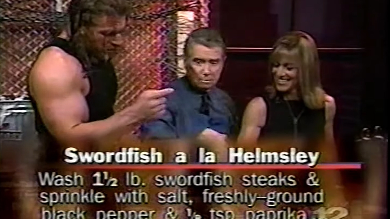 Triple H Cooks Swordfish with Regis | WrestleCrap