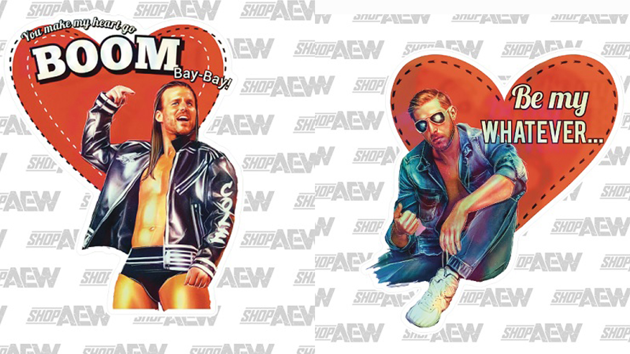 AEW Valentine's Day Stickers | Someone Bought This?!