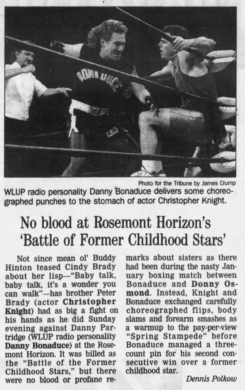 Danny Bonaduce vs. Christopher Knight | The Worst of WCW