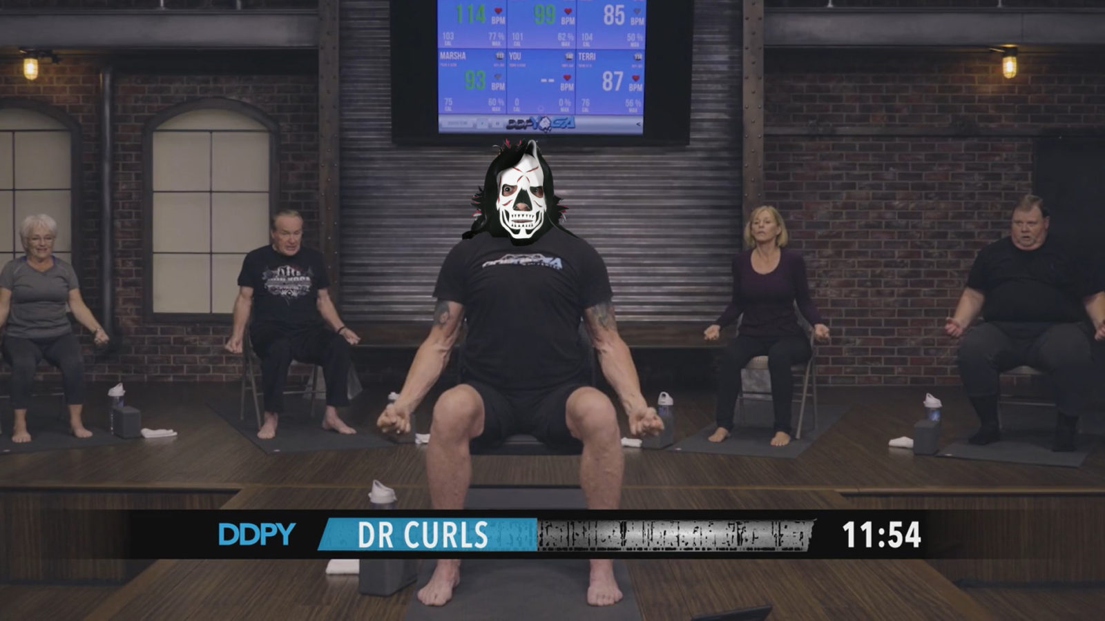 La Parka Disguises Himself As DDP For DDPY Workout | WrestleCrap